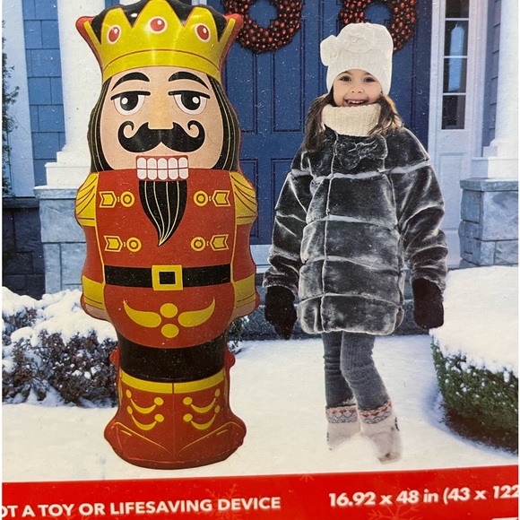 Christmas House | Holiday | Nib 4ft Airblown Inflatable Rare Christmas ...